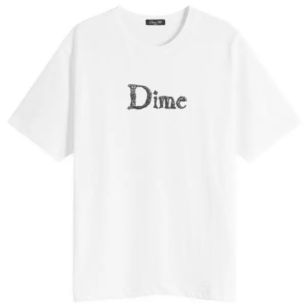 DIME Classic Spiked T-shirt - White