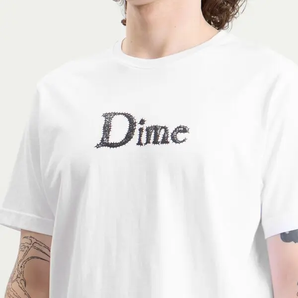 DIME Classic Spiked T-shirt - White