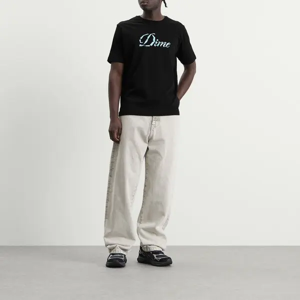 DIME Cursive Paper Cut T-shirt