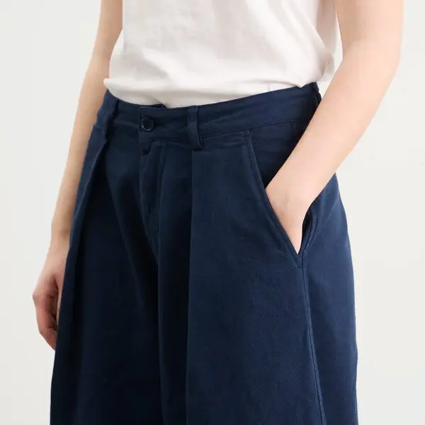 You Must Create Deadbeat Wide-leg Trousers - Navy
