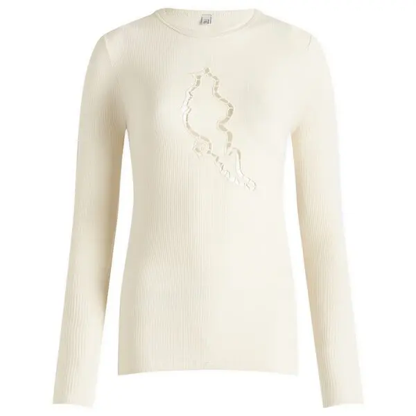 BASERANGE Ponte Long Sleeve T-shirt - Undyed
