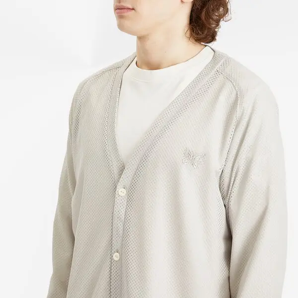 Needles Mesh V-neck Cardigan