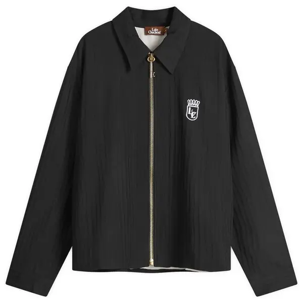LATE CHECKOUT Suitcase Zipper Jacket - Black