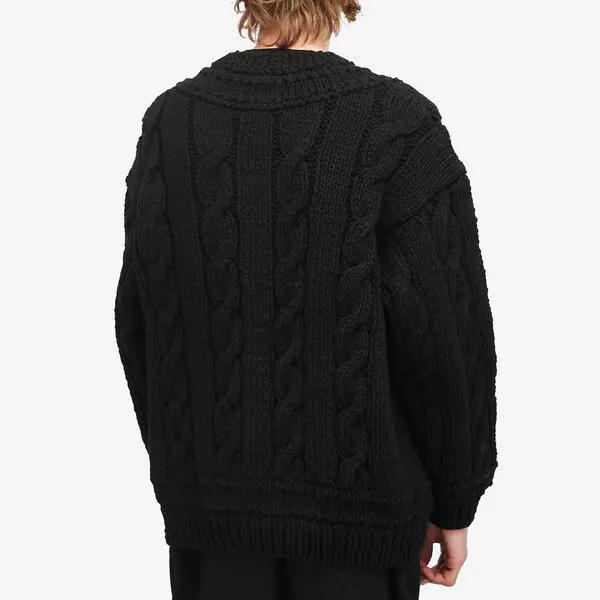Visvim V-collegium Hand-knit Sweater