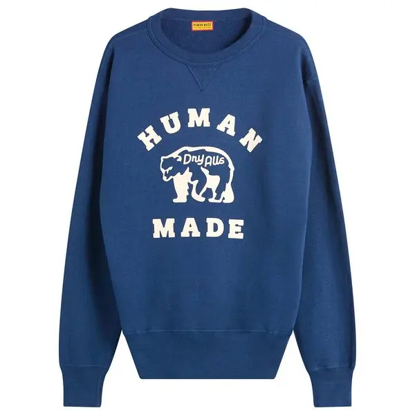HUMAN MADE Polar Bear Tsuriami Sweatshirt - Navy