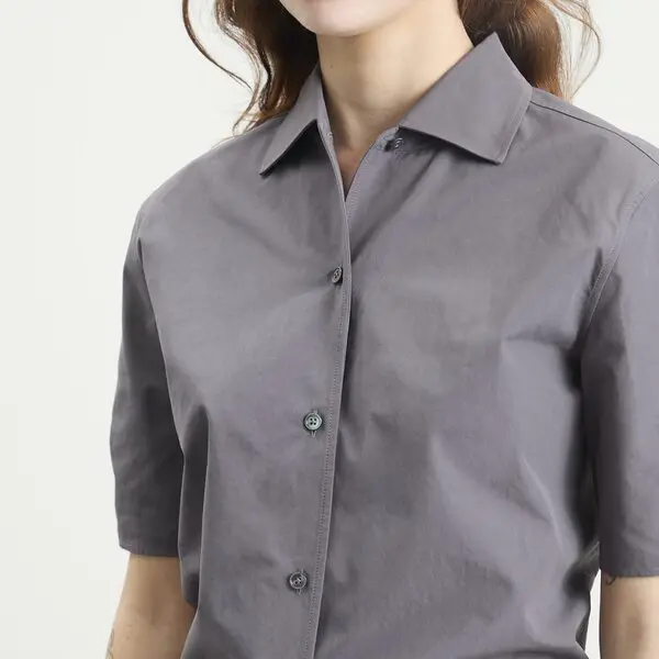 JIL SANDER Short Sleeve Boxy Shirt