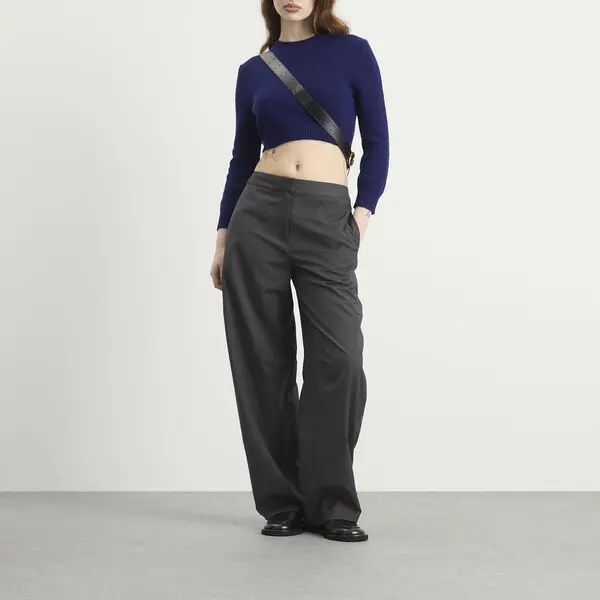 JIL SANDER Crew Neck Jumper In Wool