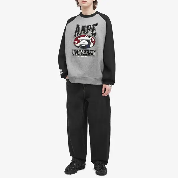 AAPE BY *A BATHING APE Ice Hockey Camo Stamp Sweatshirt