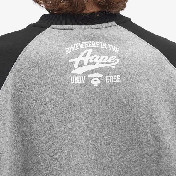 AAPE BY *A BATHING APE Ice Hockey Camo Stamp Sweatshirt