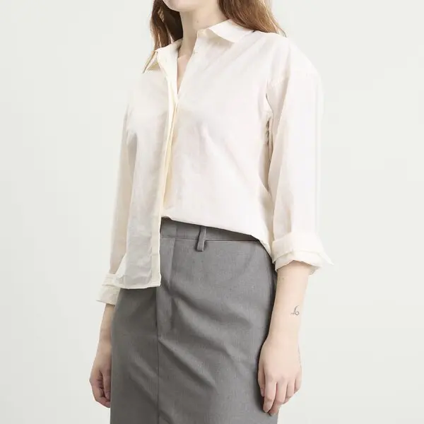 JIL SANDER High-waist Skirt With Slashed Side Waistband