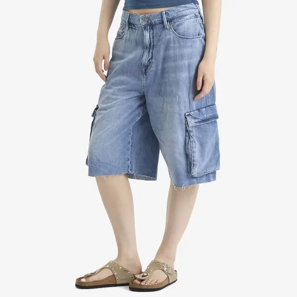Good American Denim Cargo Short - Indigo