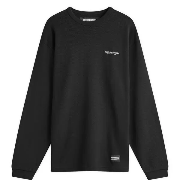 NEIGHBORHOOD Honeycomb Lightweight Sweatshirt - Black