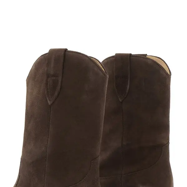 Isabel Marant Étoile Duerto Suede Cowboy Boot - Chocolate
