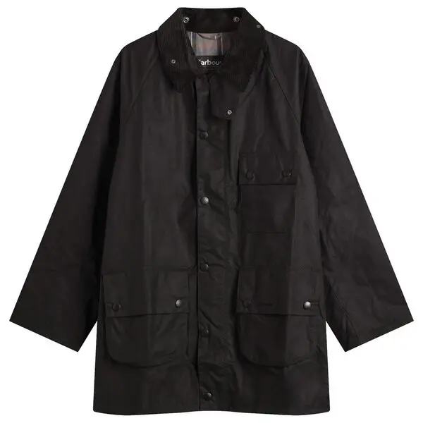 Barbour Os Solway Wax Jacket - Black