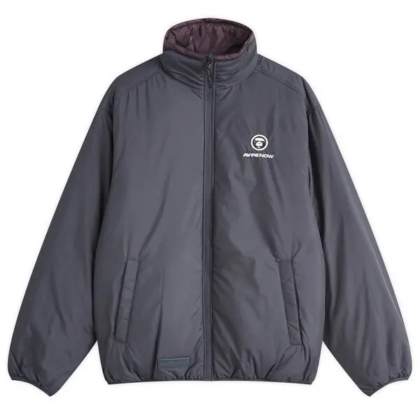 AAPE BY *A BATHING APE Aape Now Reversible Camo Padded Jacket - Dark Grey