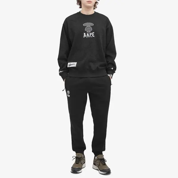 AAPE BY *A BATHING APE Camouflage Crewneck Sweatshirt