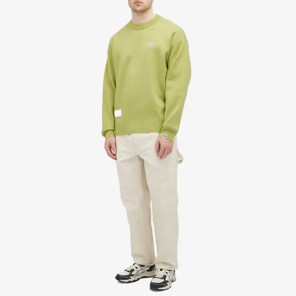 AAPE BY *A BATHING APE Aape Now Camo Badge Knit Sweater