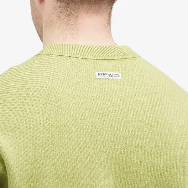 AAPE BY *A BATHING APE Aape Now Camo Badge Knit Sweater