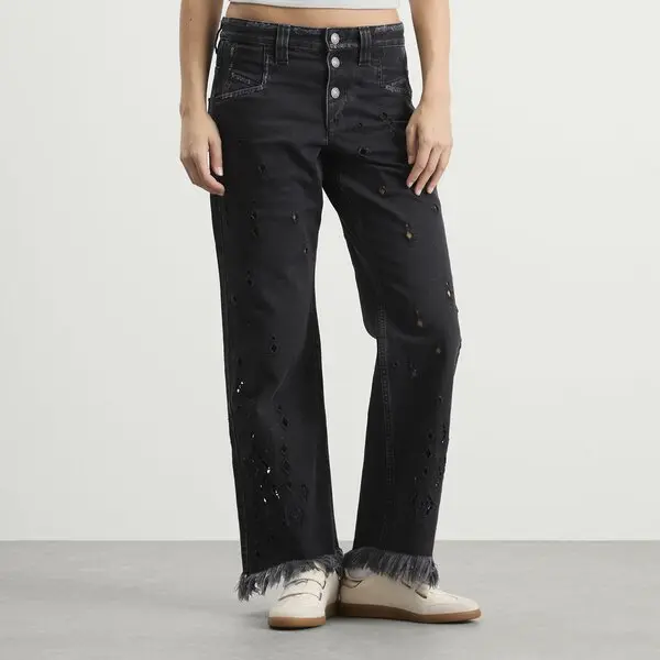 Isabel Marant Étoile Amia Embroidered Jeans
