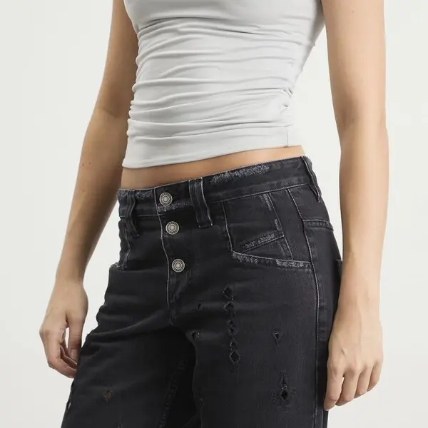Isabel Marant Étoile Amia Embroidered Jeans