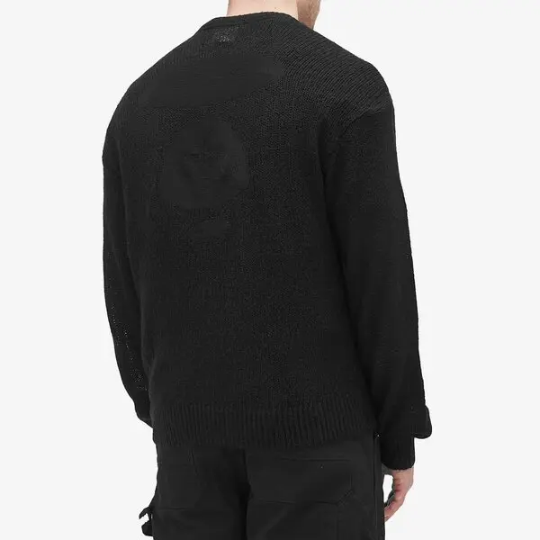AAPE BY *A BATHING APE Mohair Knit Sweater With Embroidered Logo