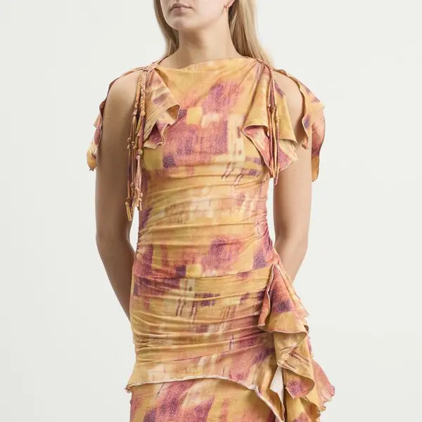 Isabel Marant Étoile Janick Mini Dress - Orange