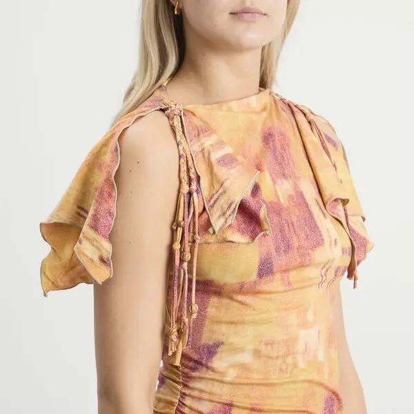Isabel Marant Étoile Janick Mini Dress - Orange