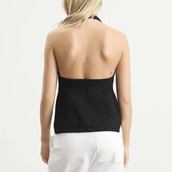 RÓHE Rohe Chunky Knit Halter Top