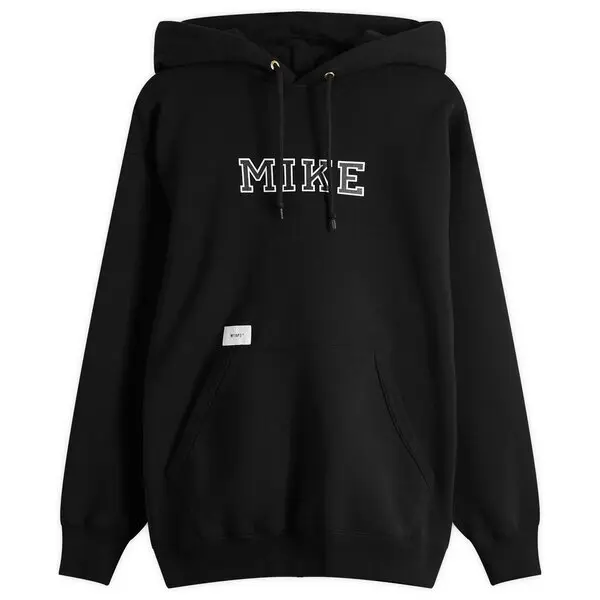 WTAPS 19 Phonetic Print Hoodie - Black