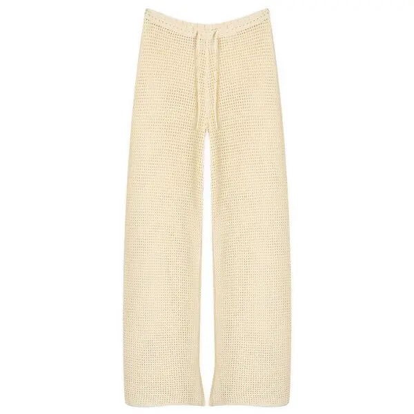 Good American Crochet Pant - Ecru