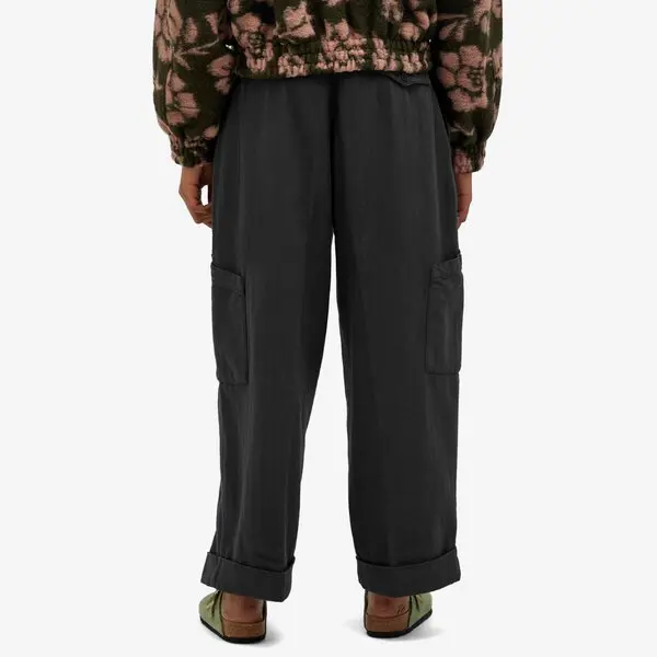 You Must Create Grease Wide Trousers - Black