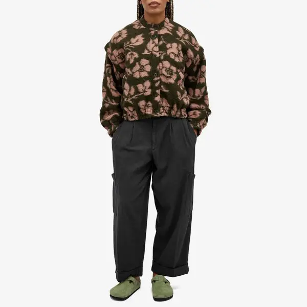 You Must Create Grease Wide Trousers - Black
