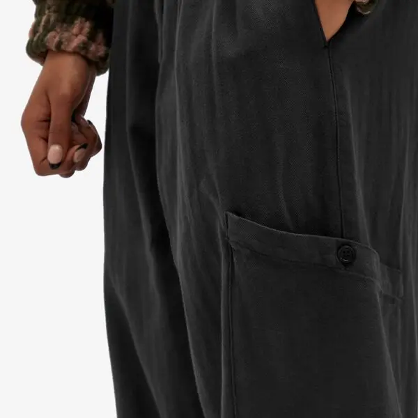 You Must Create Grease Wide Trousers - Black
