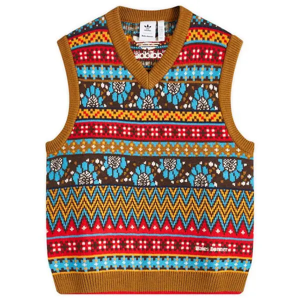 Adidas X Wales Bonner Knitted Vest - Multicolor
