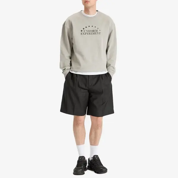 UNIFORM EXPERIMENT Stencil Logo Sweatshirt
