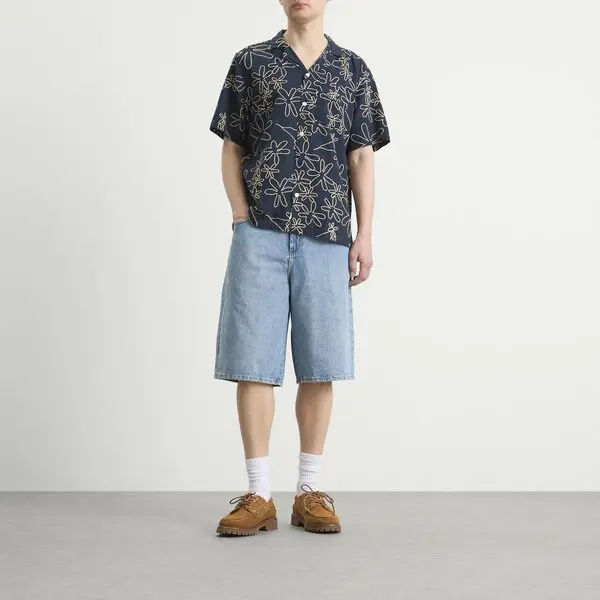 FORET Peer Embroidery Regular Fit Ss Shirt