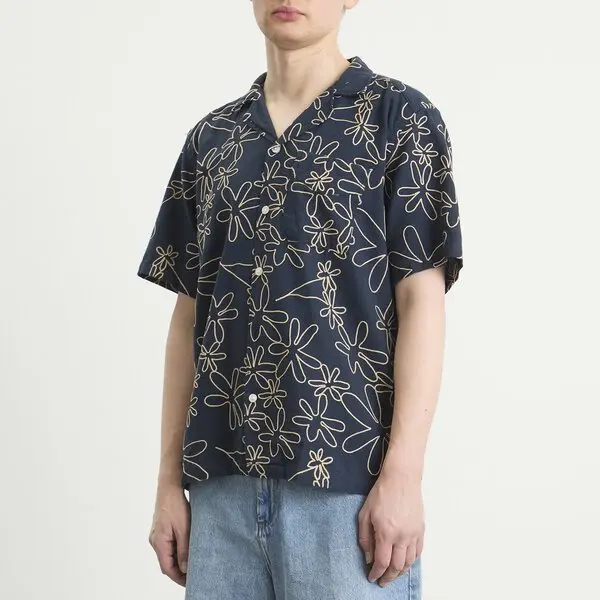 FORET Peer Embroidery Regular Fit Ss Shirt