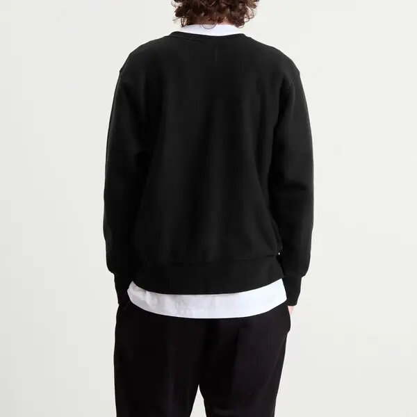 LES TIEN Heavyweight Banded Mock Neck Polo