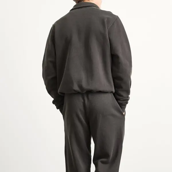 LES TIEN Heavyweight Banded Yacht Half Zip