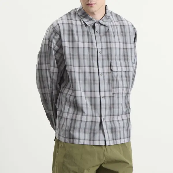 SNOW PEAK Fade Check Breezy Shirt