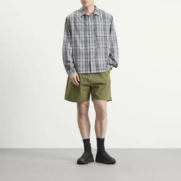SNOW PEAK Fade Check Breezy Shirt