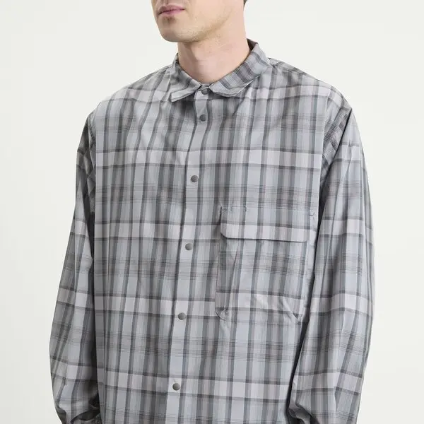 SNOW PEAK Fade Check Breezy Shirt