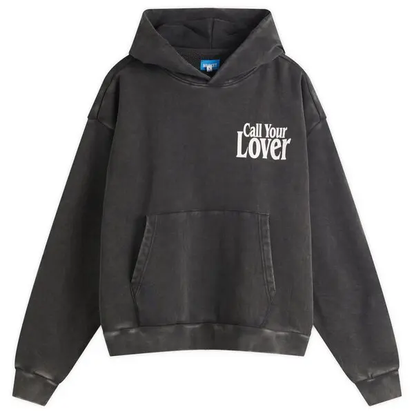 MARKET Call My Lover Hoodie - Washed-black