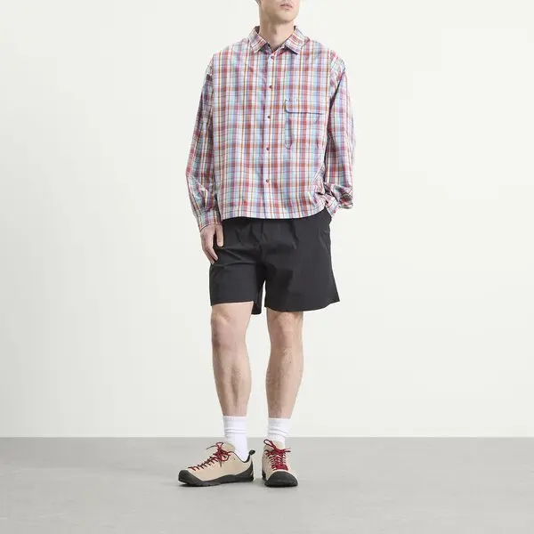 SNOW PEAK Fade Check Breezy Shirt