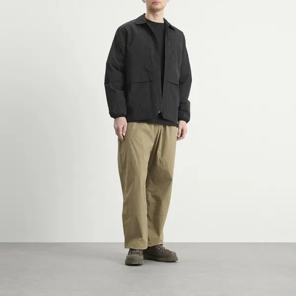 SNOW PEAK Recycled Cotton T-shirt - Black