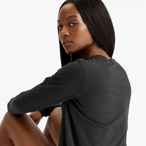 SKIMS Relaxed Tees Long Sleeve T-shirt