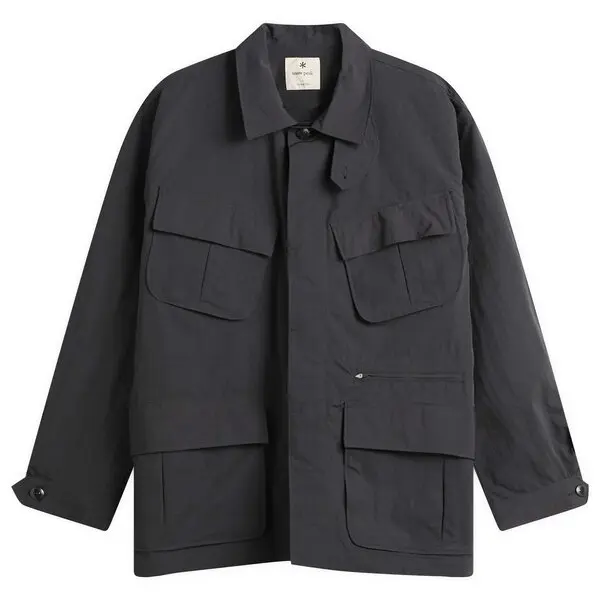 SNOW PEAK Nylon Washer Jacket - Black