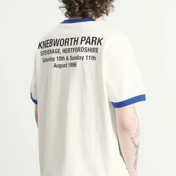 PLEASURES X Oasis 1996 Ringer Shirt