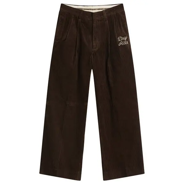 HUMAN MADE Corduroy Pleated Trousers - Brown