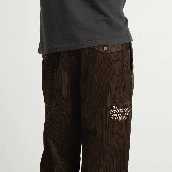 HUMAN MADE Corduroy Pleated Trousers